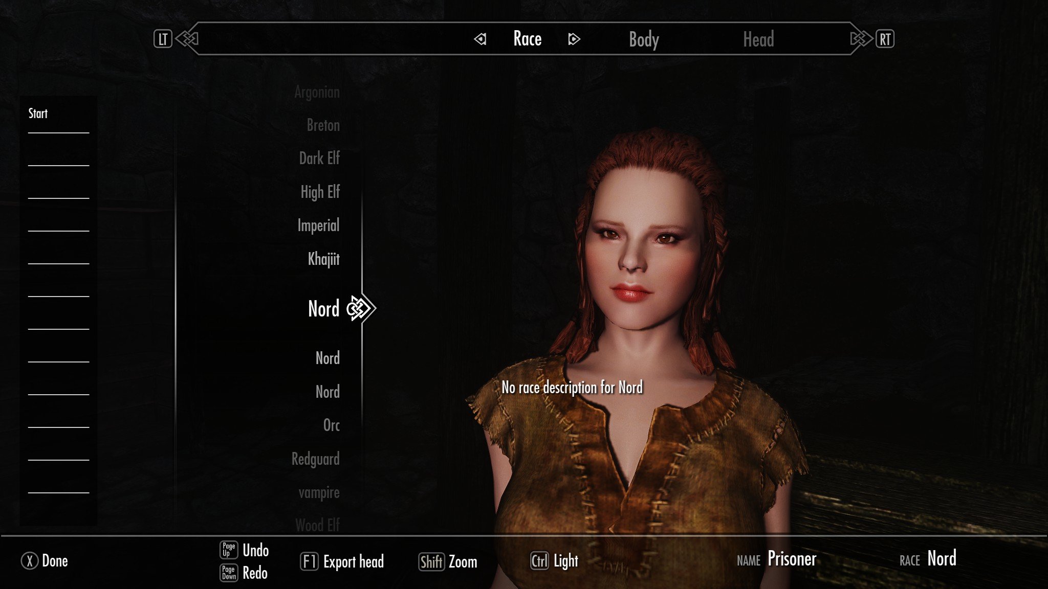 default race bug - Skyrim Technical Support - LoversLab