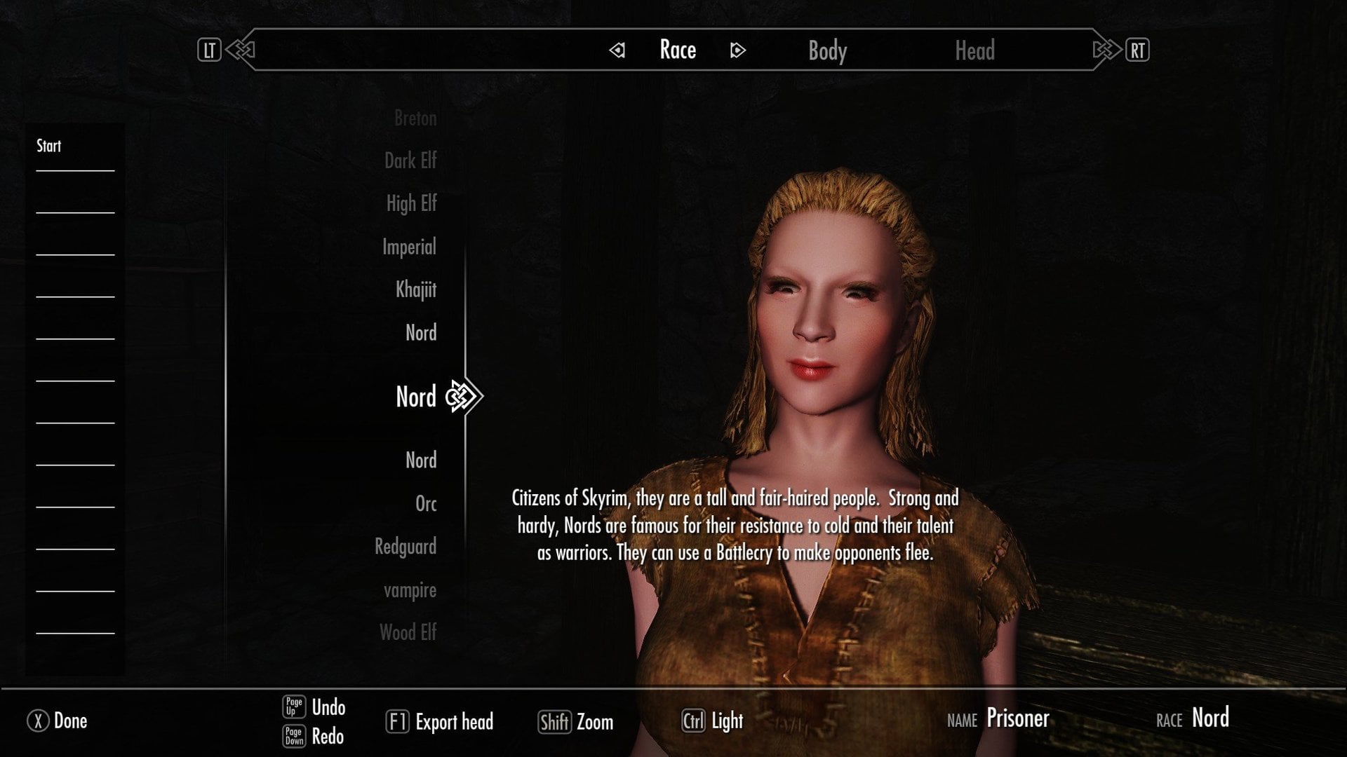 default race bug - Skyrim Technical Support - LoversLab