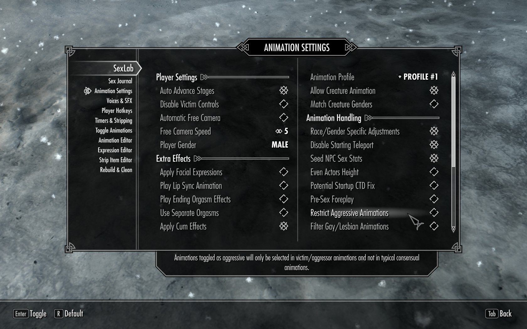 Animation Wont Work In Game Technical Support Sexlab Framework Loverslab