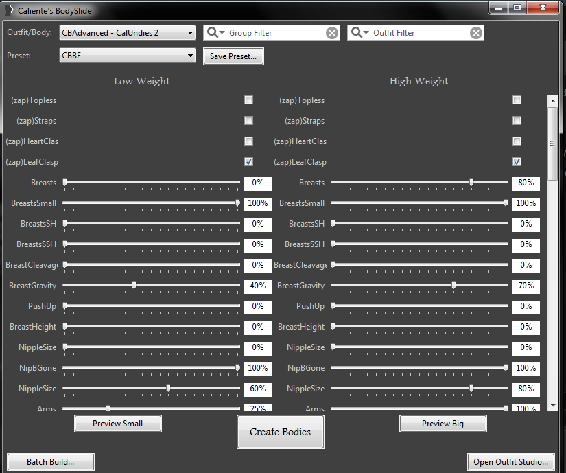 How Do I Build Files In Body Slide Request And Find Skyrim Adult And Sex Mods Loverslab