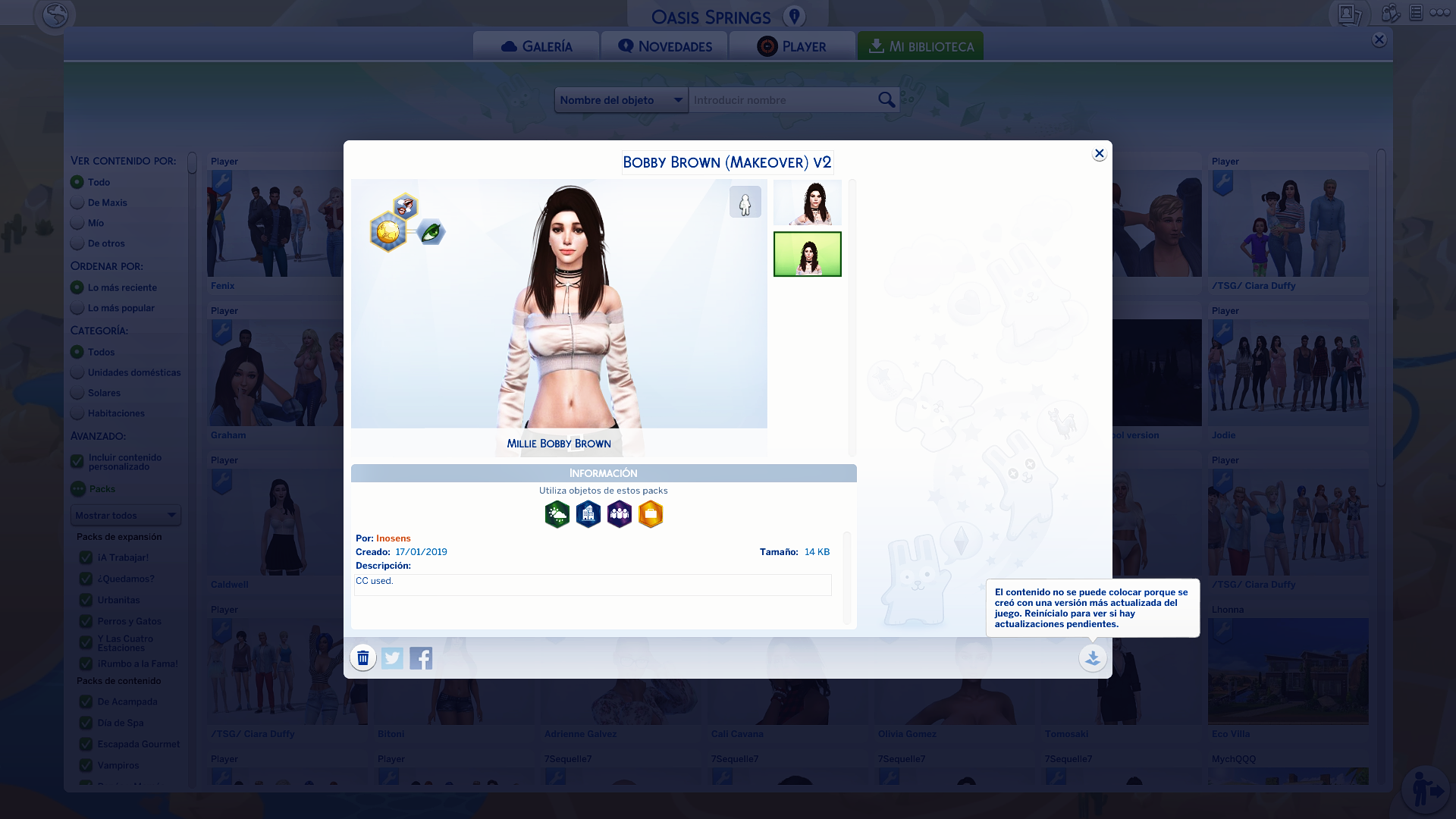 Issues Adding A Sim From My Gallery The Sims 4 Technical Support Loverslab