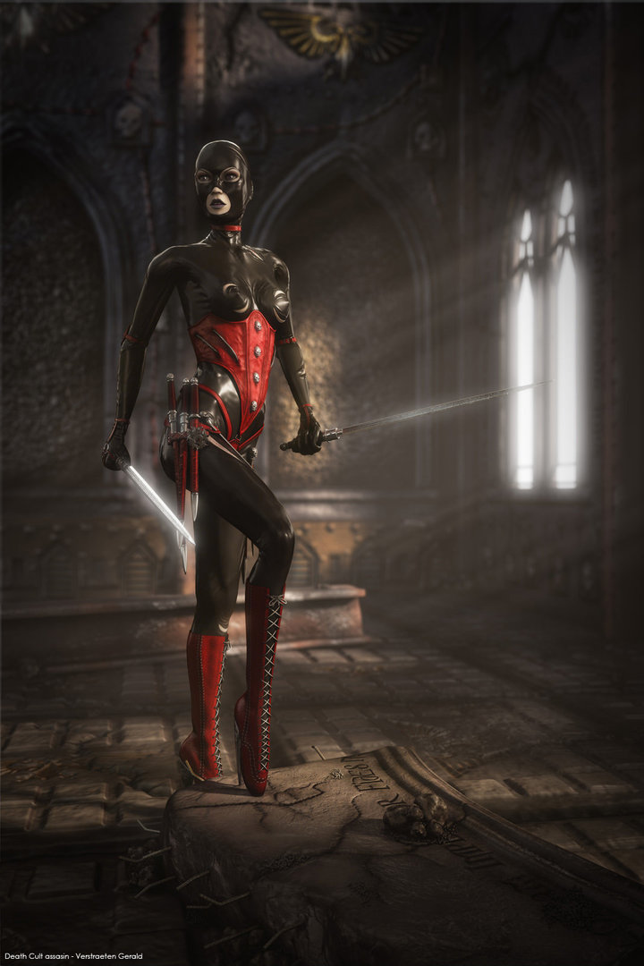 This Is A Death Cult Assasin From Warhammer 40k Request And Find Skyrim Adult And Sex Mods