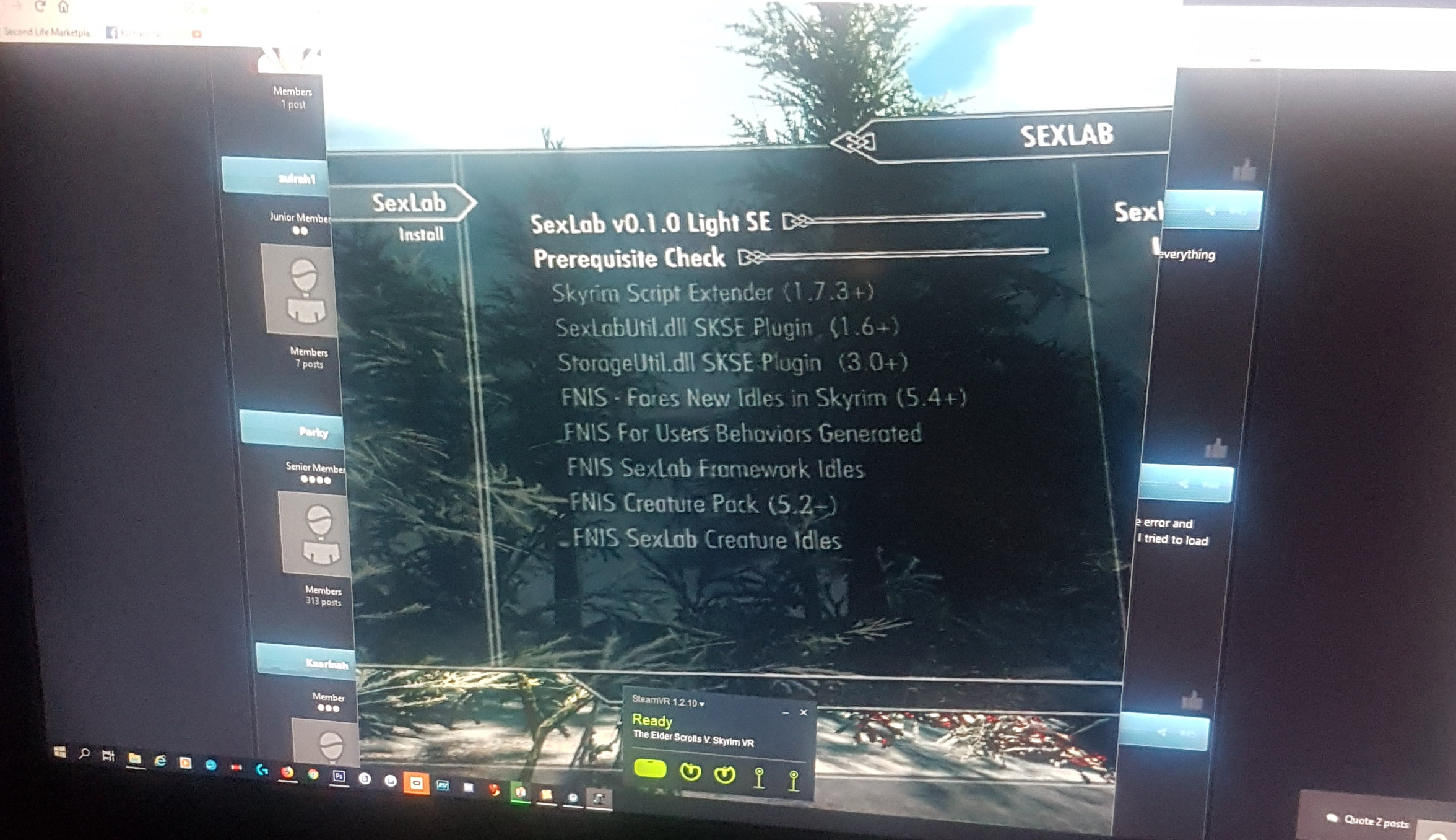 Matchmaker Mod Problems Having Sex With Others Oculus Rift Virtual Reality Loverslab