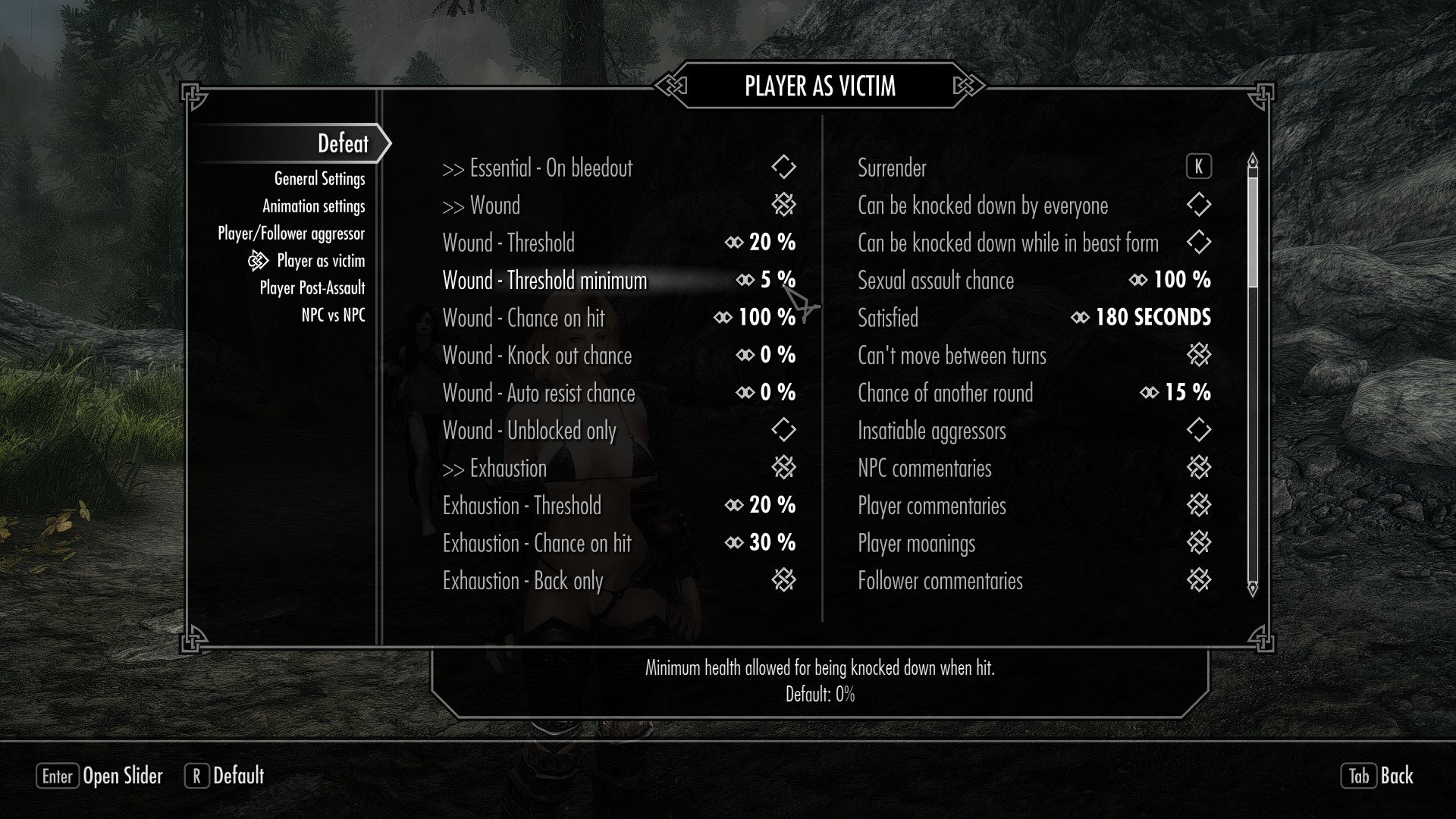 [help] Question About Sl Defeat Threshold Setting Request And Find