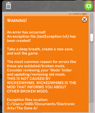 Need Some Help - Technical Support - WickedWhims - LoversLab