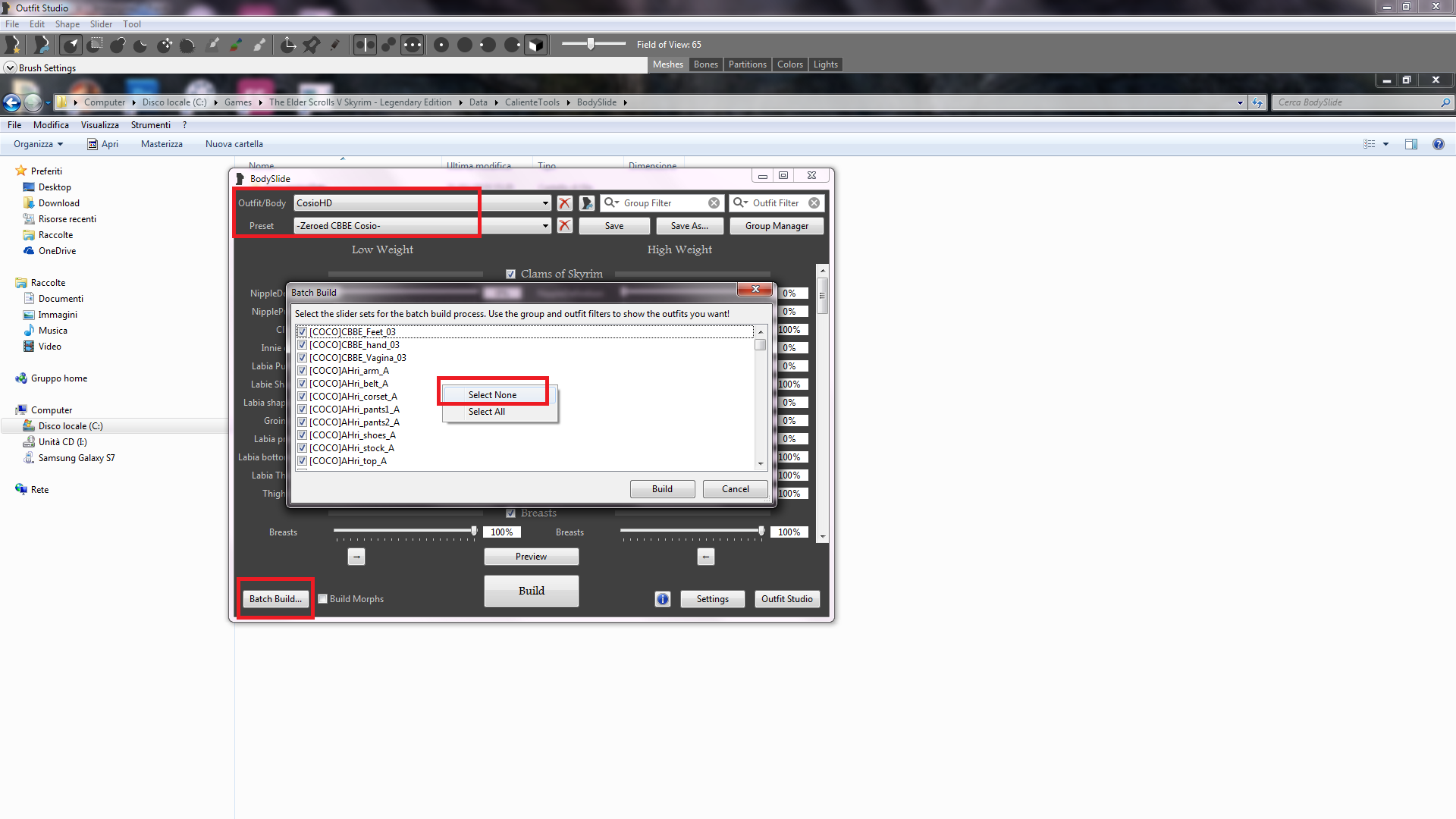 Bodyslide Issue Skyrim Technical Support Loverslab