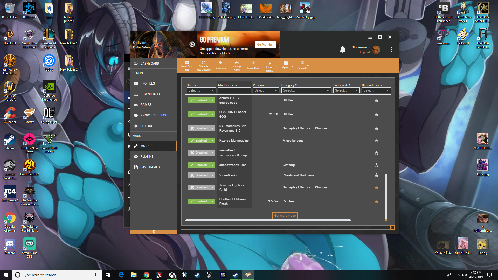 Working Mods And Not Working Mods Oblivion Technical Support Loverslab