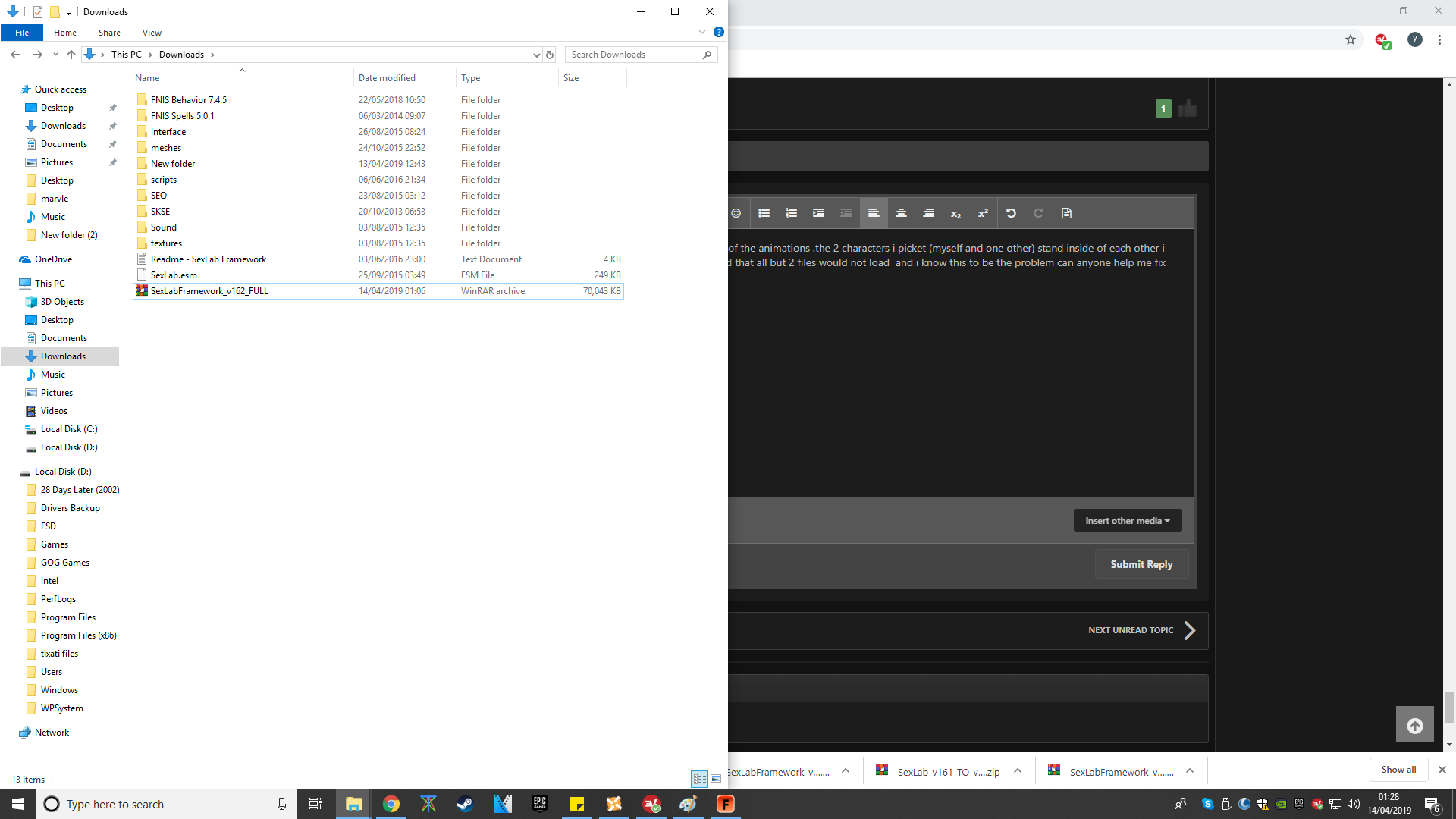 Skyrim Sexlab Sex Animation Framework V1 62 Updated Jun 3rd 2016