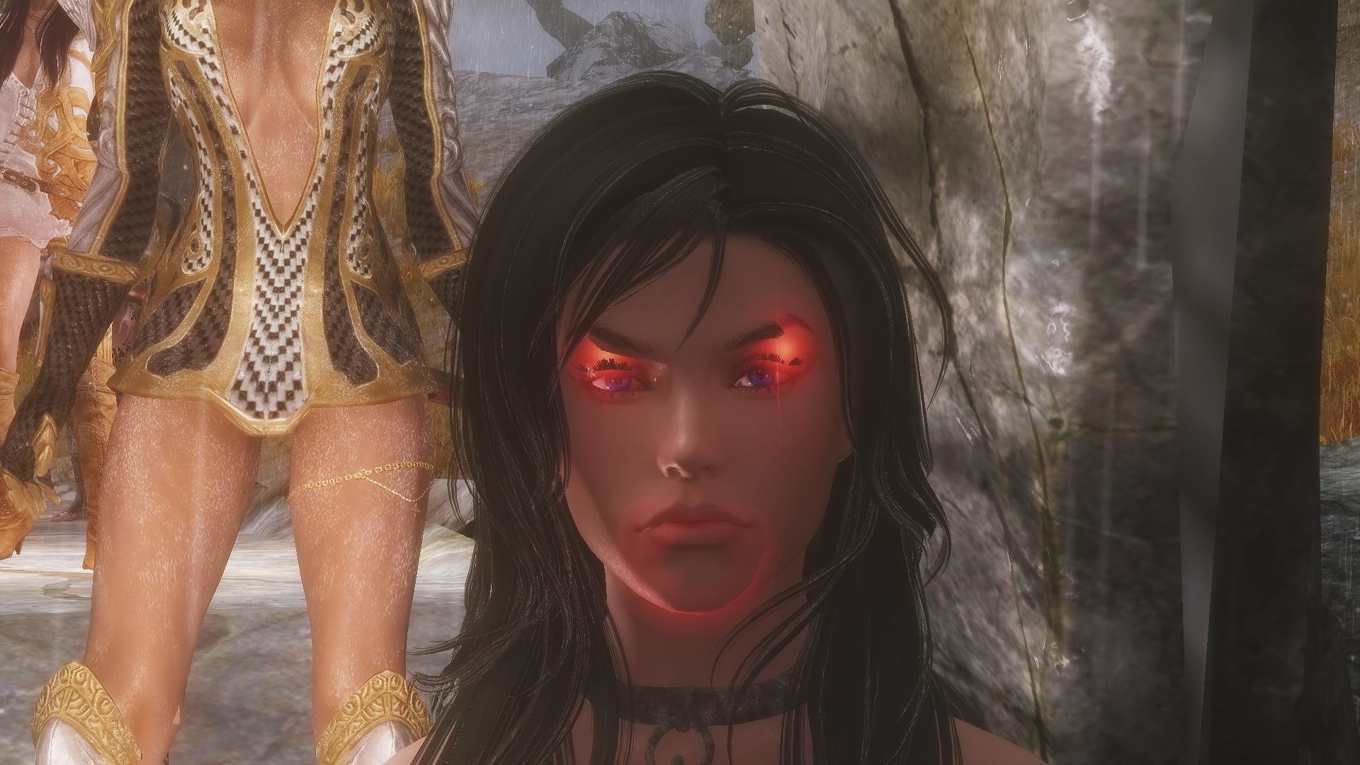 Strange Glowing Red Eyesmouth Light Source Glitch Solved Skyrim Technical Support Loverslab