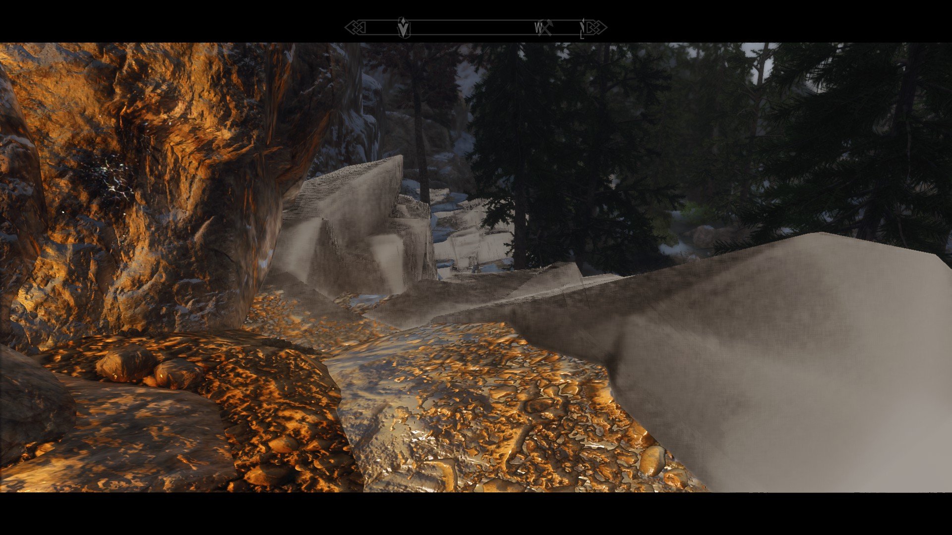 Ice Texture Bug Screenshot Technical Support Skyrim Special