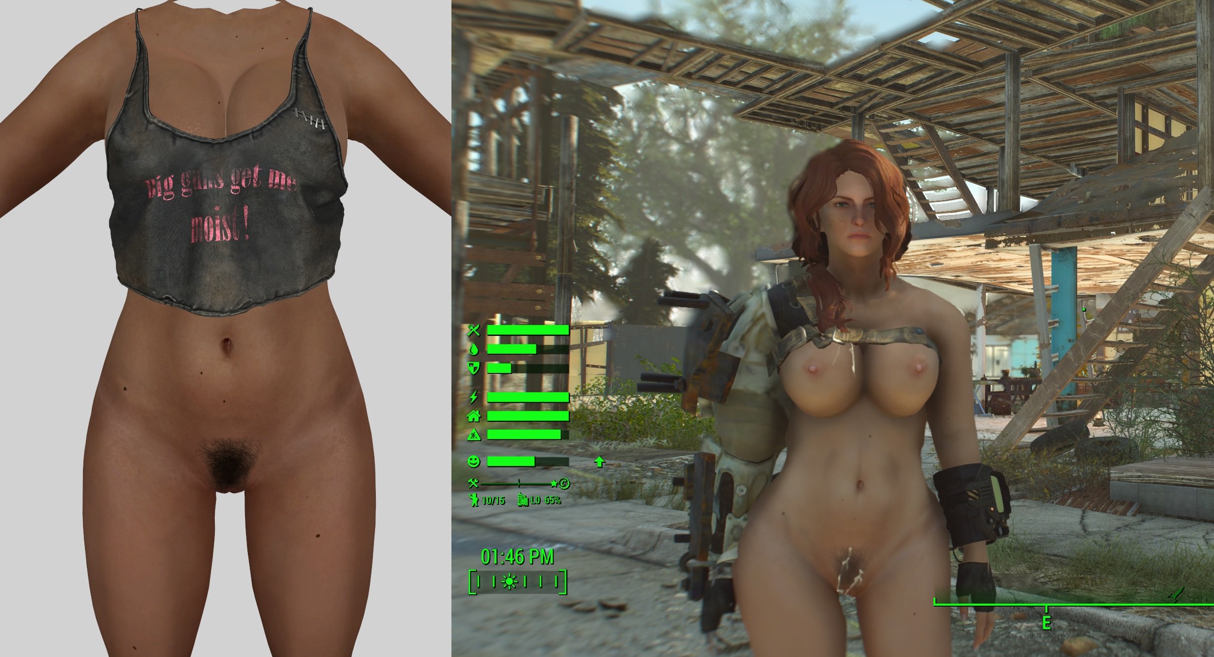 Textures Do Not Match The One On Bodyslide Pic Included Fallout 4