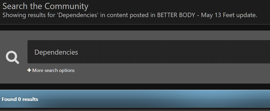 Cc Dependencies Not Found The Sims 4 Technical Support Loverslab