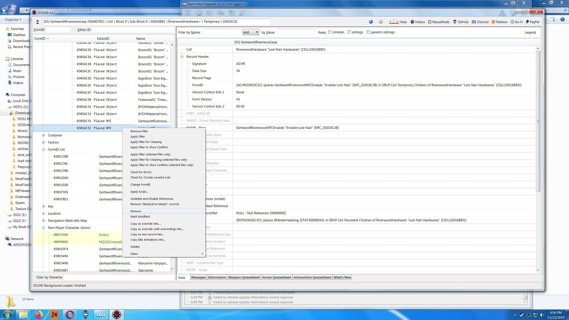 Removing Unwanted Npc From Package Skyrim Technical Support Loverslab