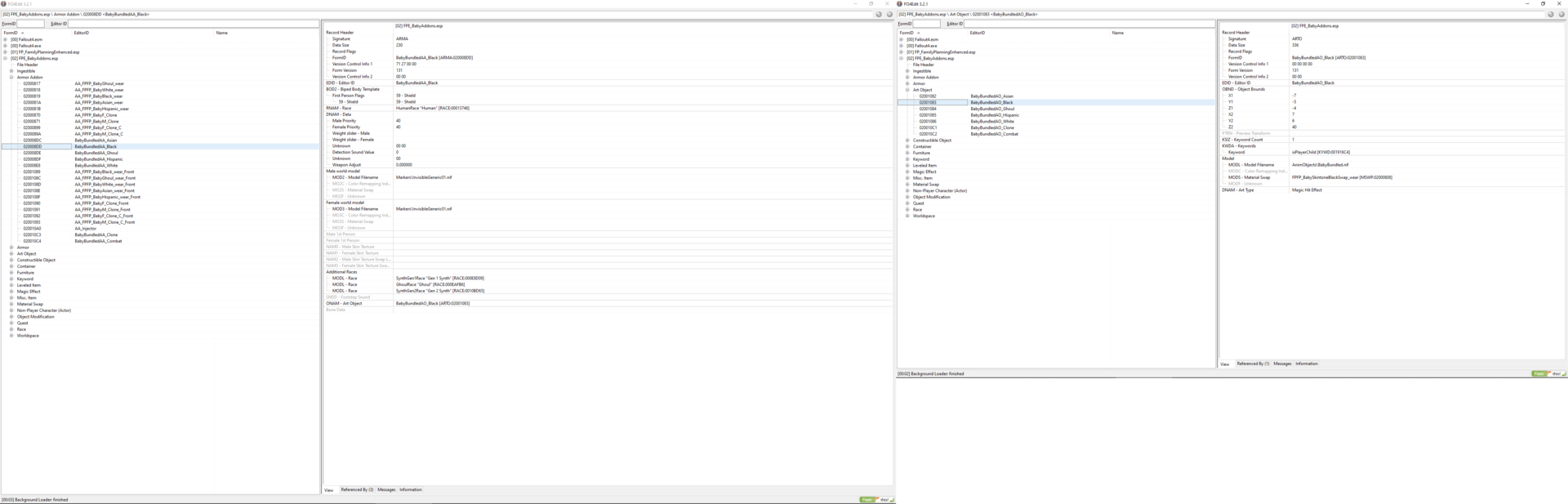 help with Family Planning Enhanced Baby Addon's - Fallout 4 Technical ...
