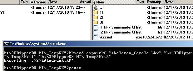 I try to do animation moding but, Hkxcmd not working: turn hkx file ...