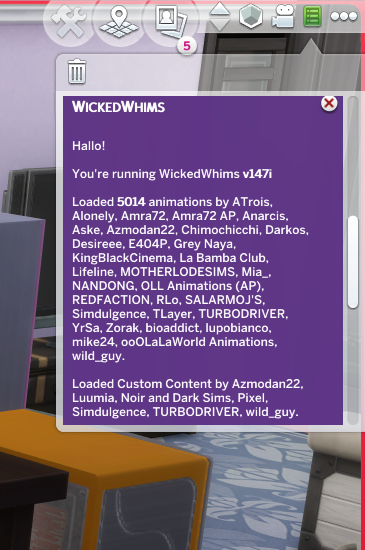 Whicked Whims Not Working But Showing Its In My Game Technical