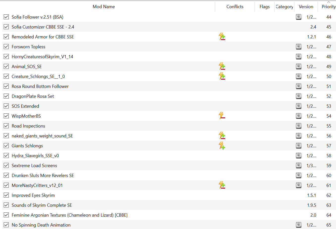 Load Order Help Technical Support Skyrim Special Edition LoversLab