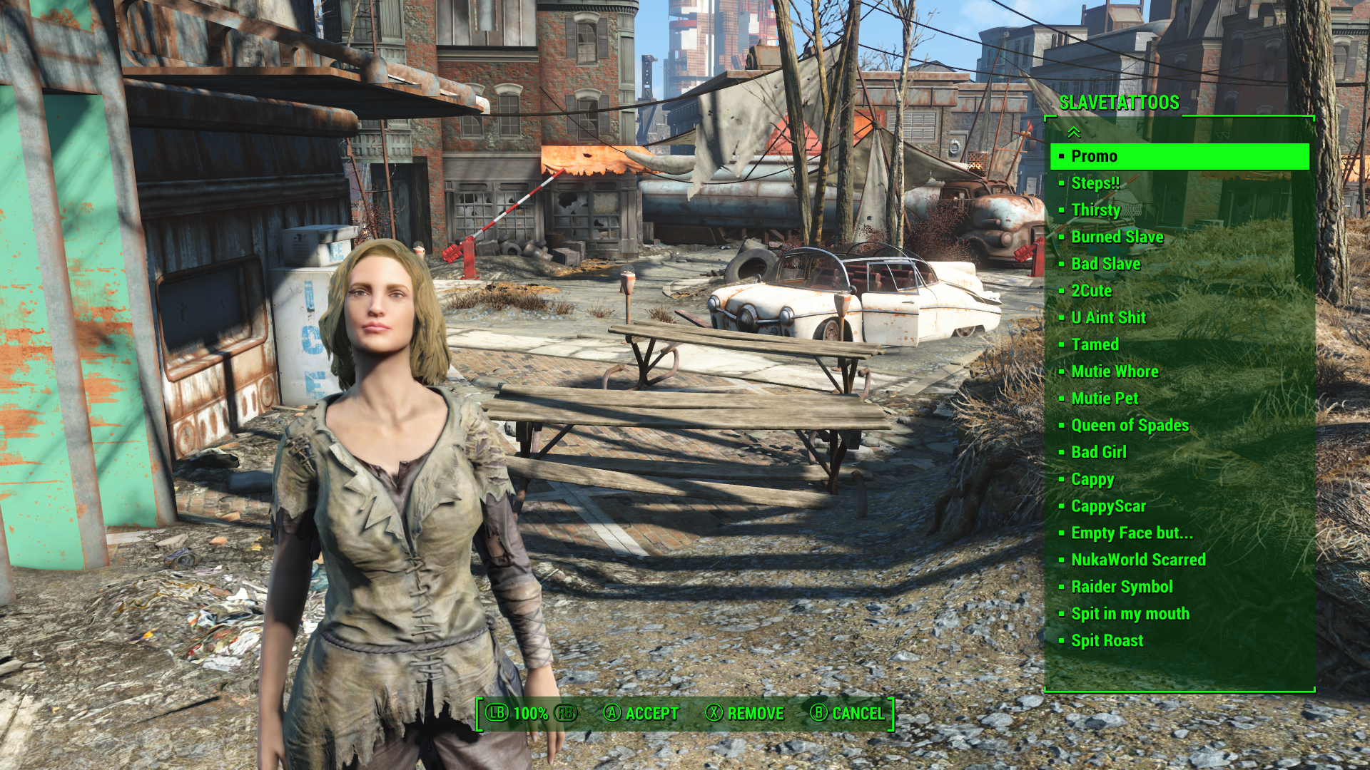 Captive Tattoos (LooksMenu Overlays / Facial Tattoos / Males / Females ...