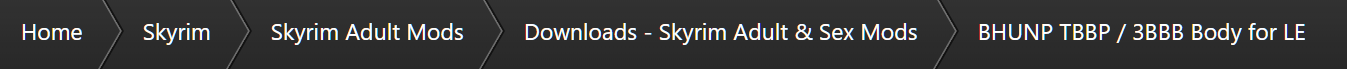 BHUNP TBBP / 3BBB Body for LE - Page 38 - Downloads - Skyrim Adult ...