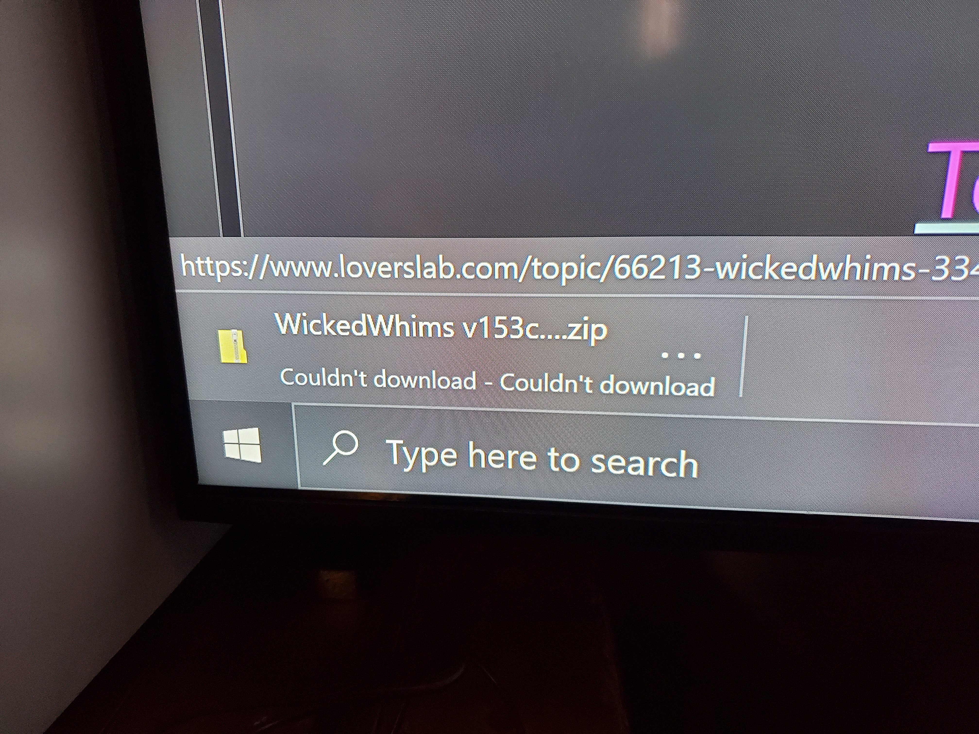 WW 153b and 153c wont download - Technical Support - WickedWhims - LoversLab
