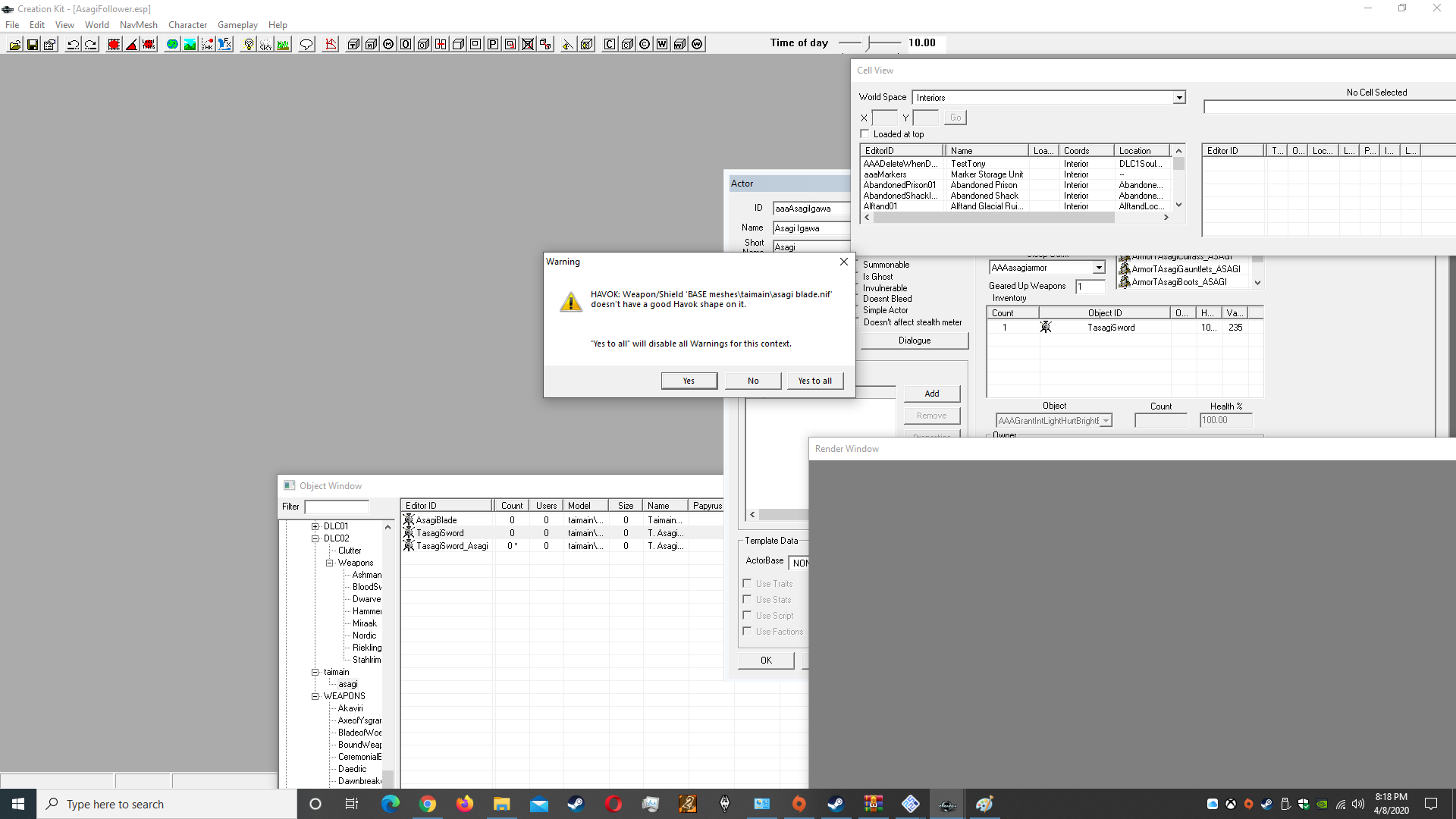 Taimanin Asagi BodySuit CBBE LE - Downloads - Skyrim Non Adult Mods ...