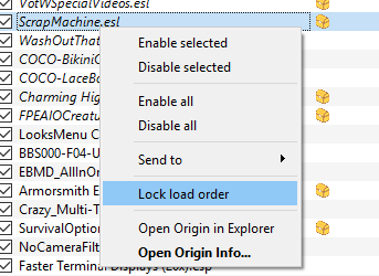 Question about the load order - Fallout 4 Technical Support - LoversLab