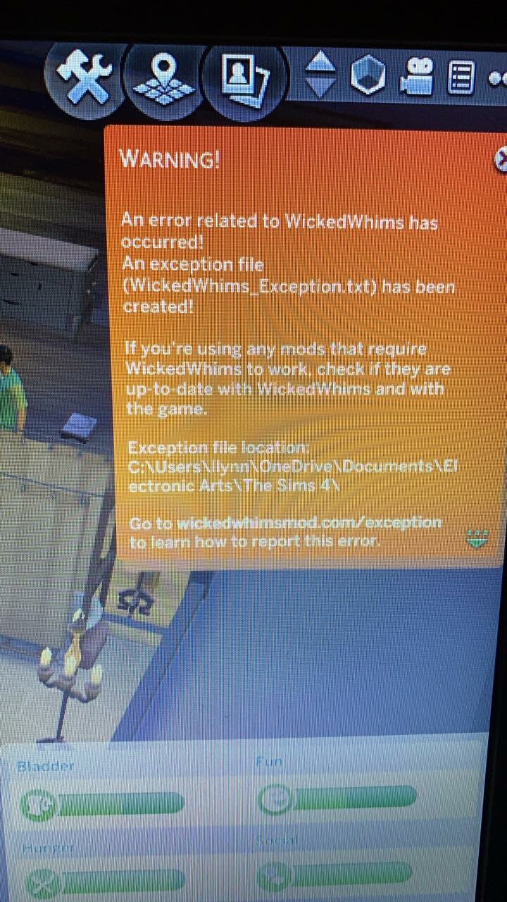 Exception Error 6 7 2020 Technical Support Wickedwhims Loverslab