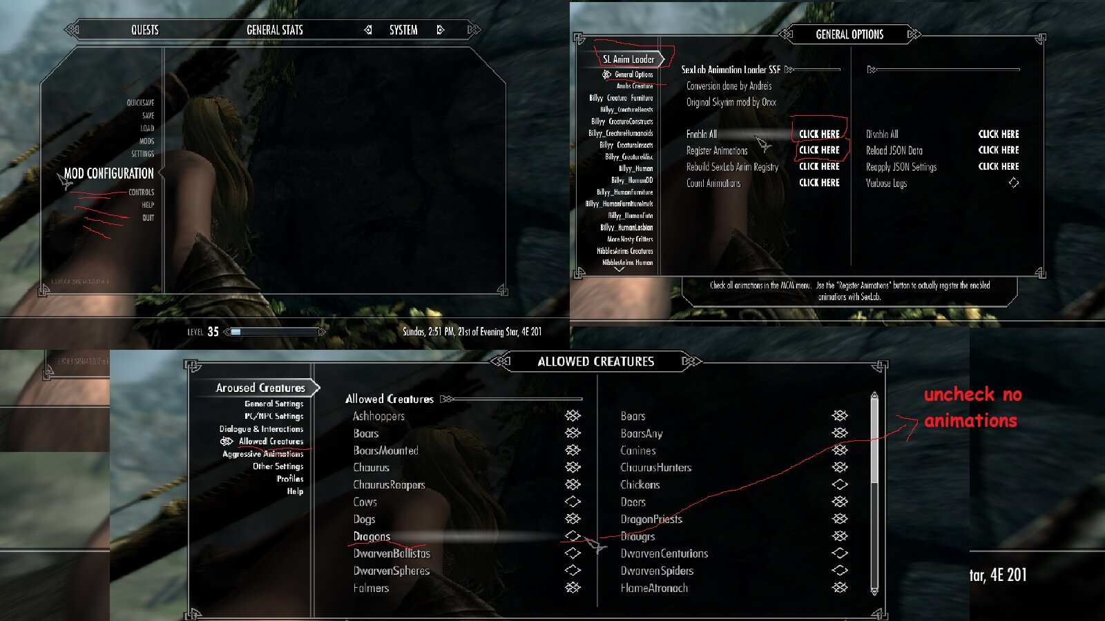 Animation problems. - Technical Support - Skyrim: Special Edition - LoversLab