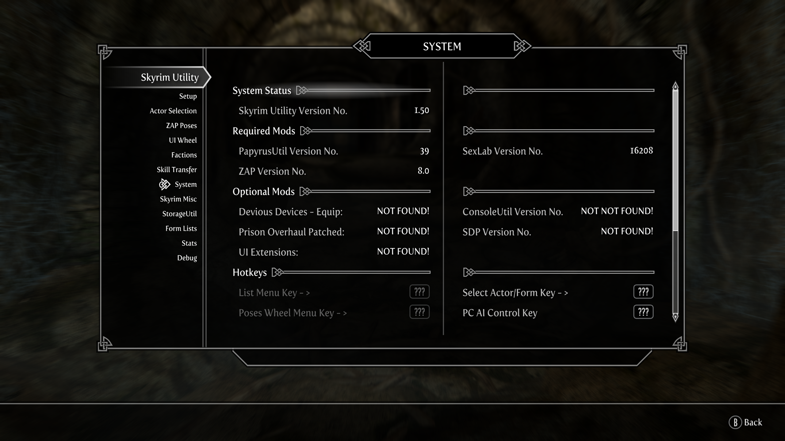 Skyrim Utility Mod (LE) - Page 10 - Downloads - Skyrim Adult & Sex Mods ...