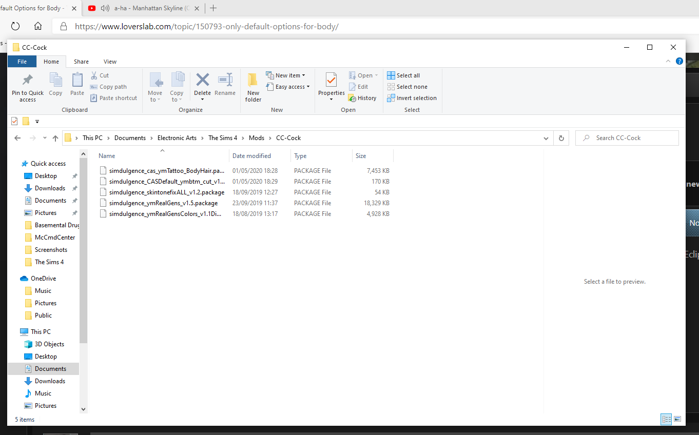 Only Default Options for Body (Fixed!) - The Sims 4 Technical Support ...
