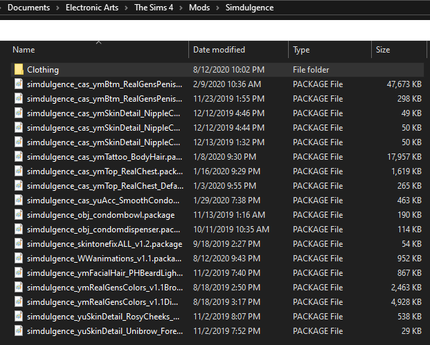 Only Default Options for Body (Fixed!) - The Sims 4 Technical Support ...
