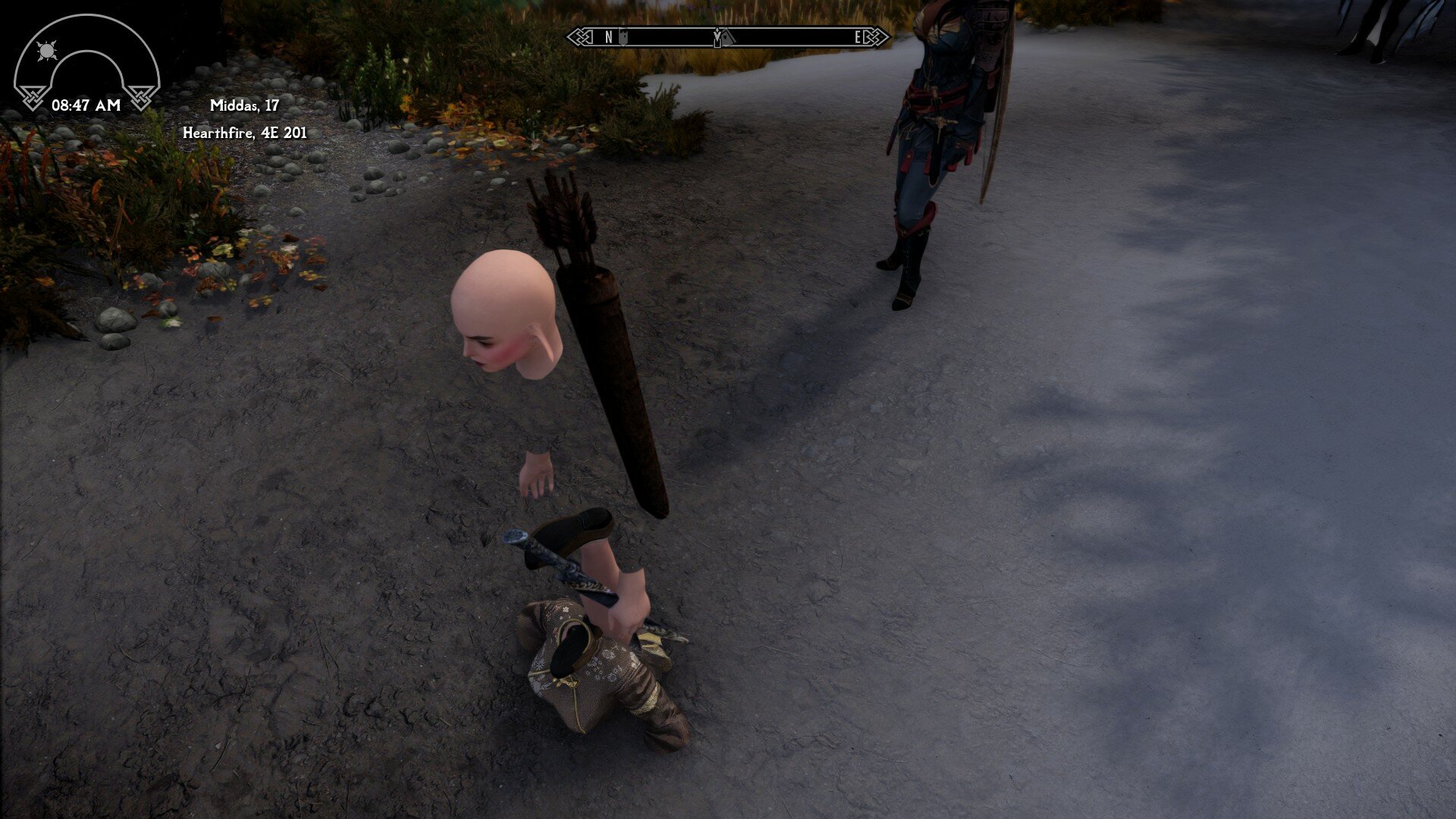 Skyrim Se Floating Head Rest Of Body Is In The Ground Technical Support Skyrim Special
