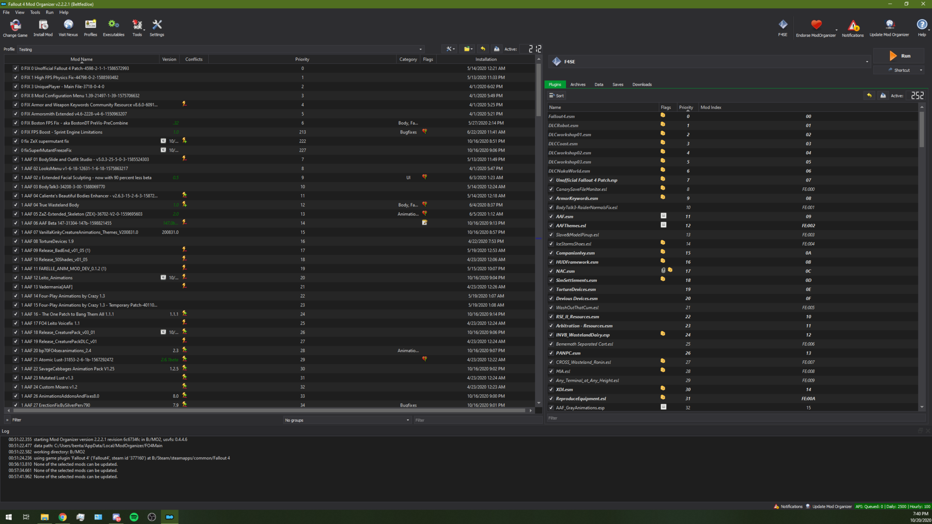 Decipher request - "Bottom of the list" "first in load order" "top of ...