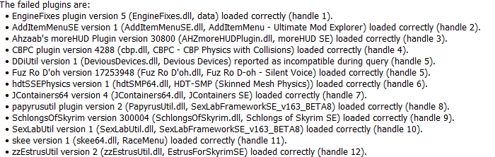 Sse Sexlab Troubles Technical Support Sexlab Framework Loverslab