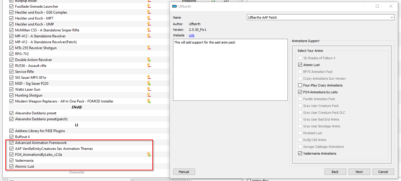 UAF installation saying missing files - Technical Support - Advanced Animation Framework - LoversLab