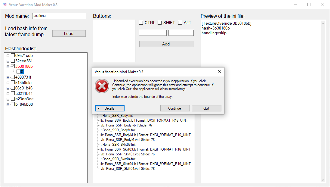 Venus Vacation Mod Manager v1.4 / Mod Maker v0.7 - Page 6 - Dead or ...