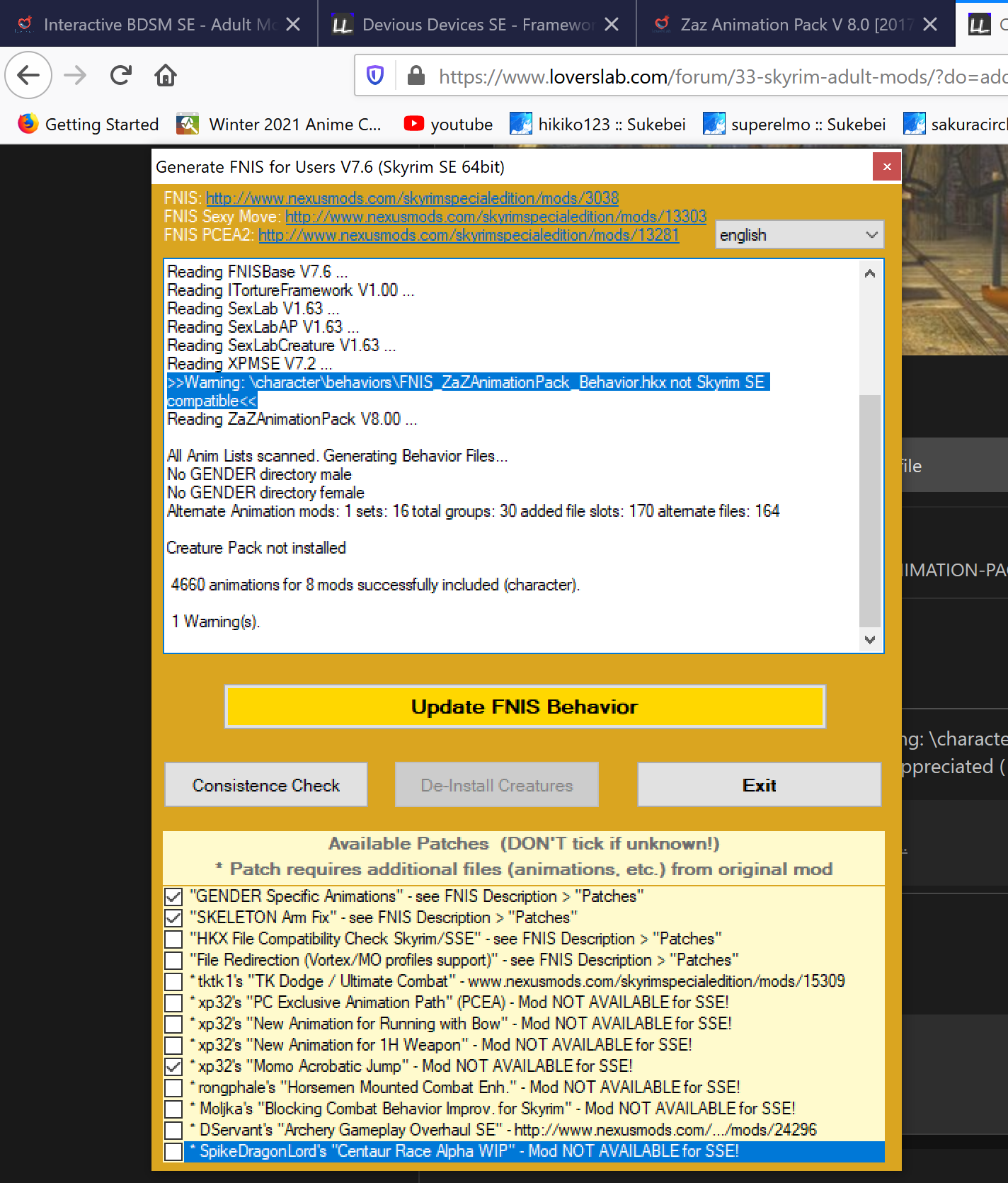 Help With Zaz Skyrim Adult Mods Loverslab