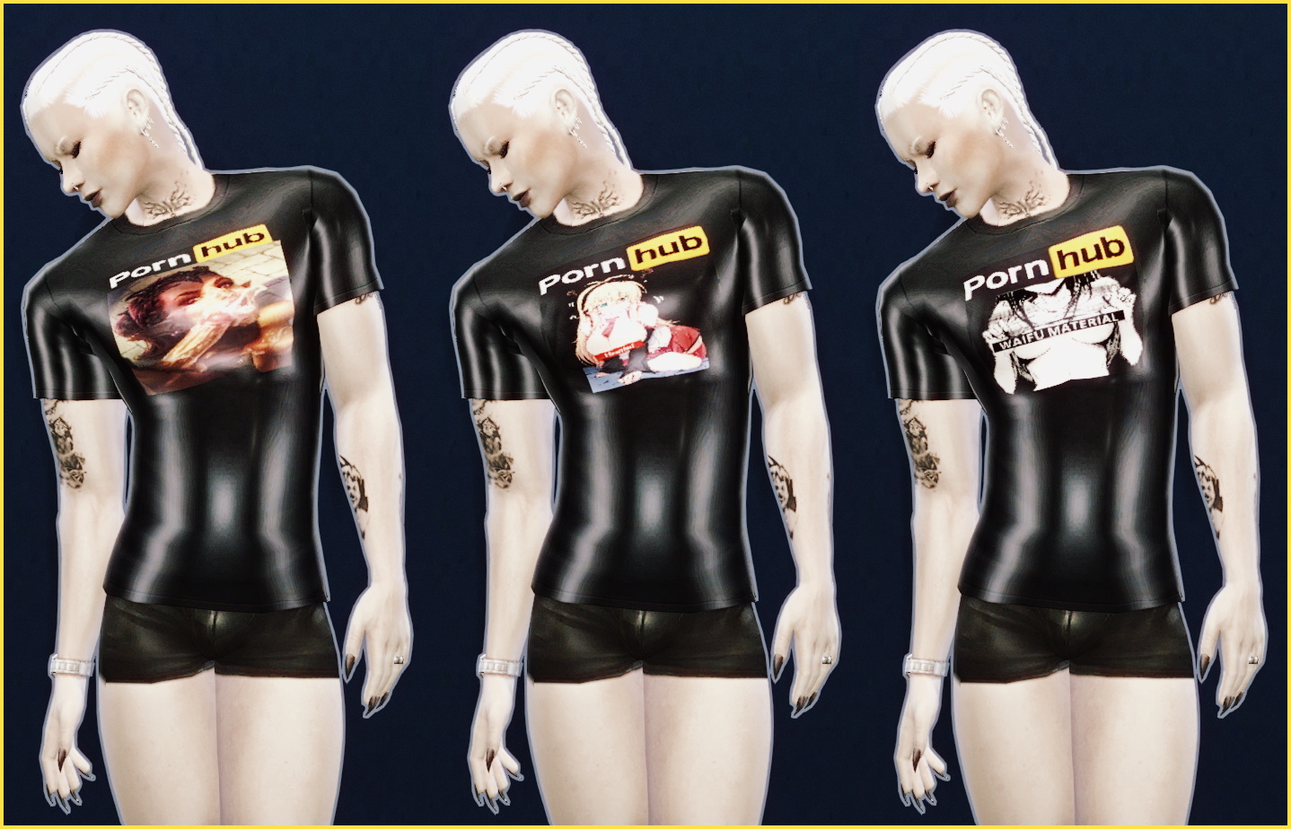 Shiny Porn Hub And Anime Crop Tops For Malesspa Day Is Required Added 6 More Tops And Reduced The