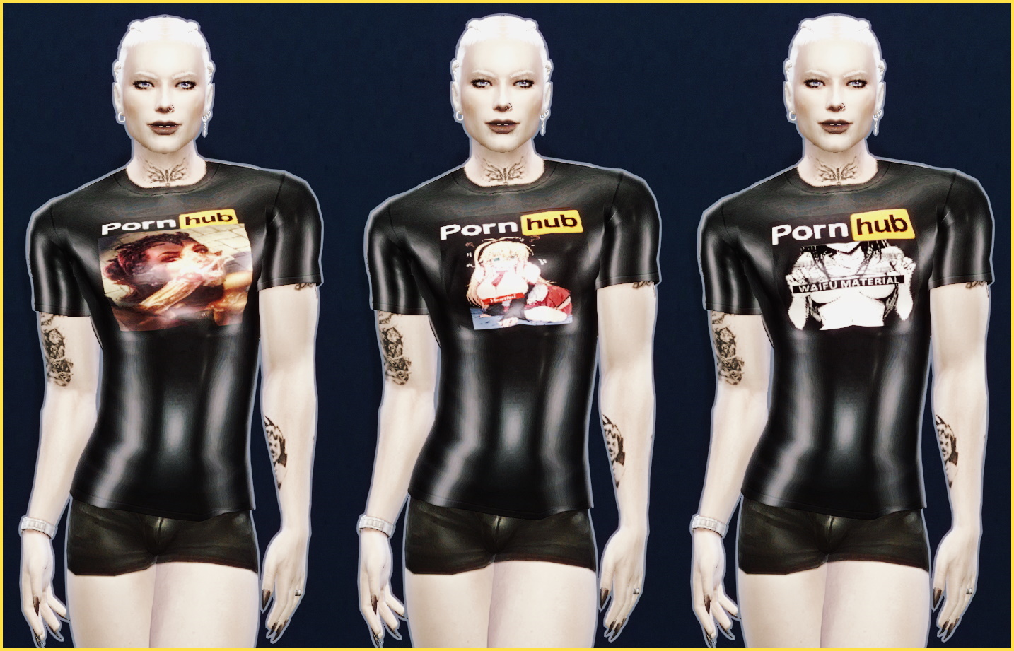Shiny Porn Hub And Anime Crop Tops For Malesspa Day Is Required Added 6 More Tops And Reduced The