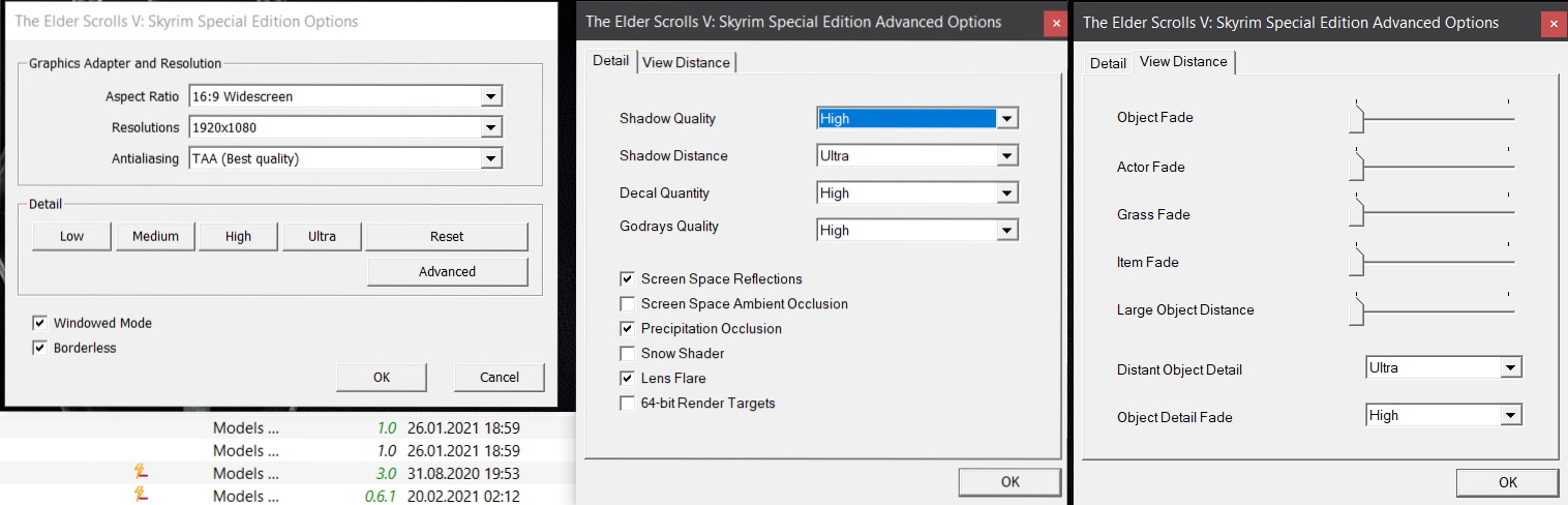 Sseb Modified Skyrim Configuration Files Regular Mods Loverslab