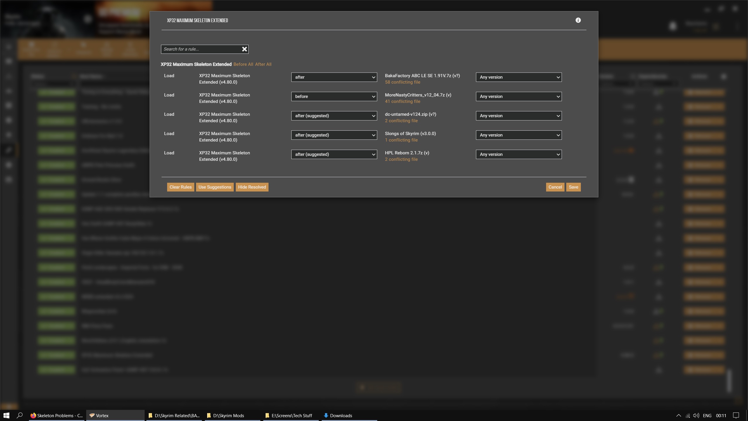 Need Help With Overwriting Mods And Working Vagina Skyrim