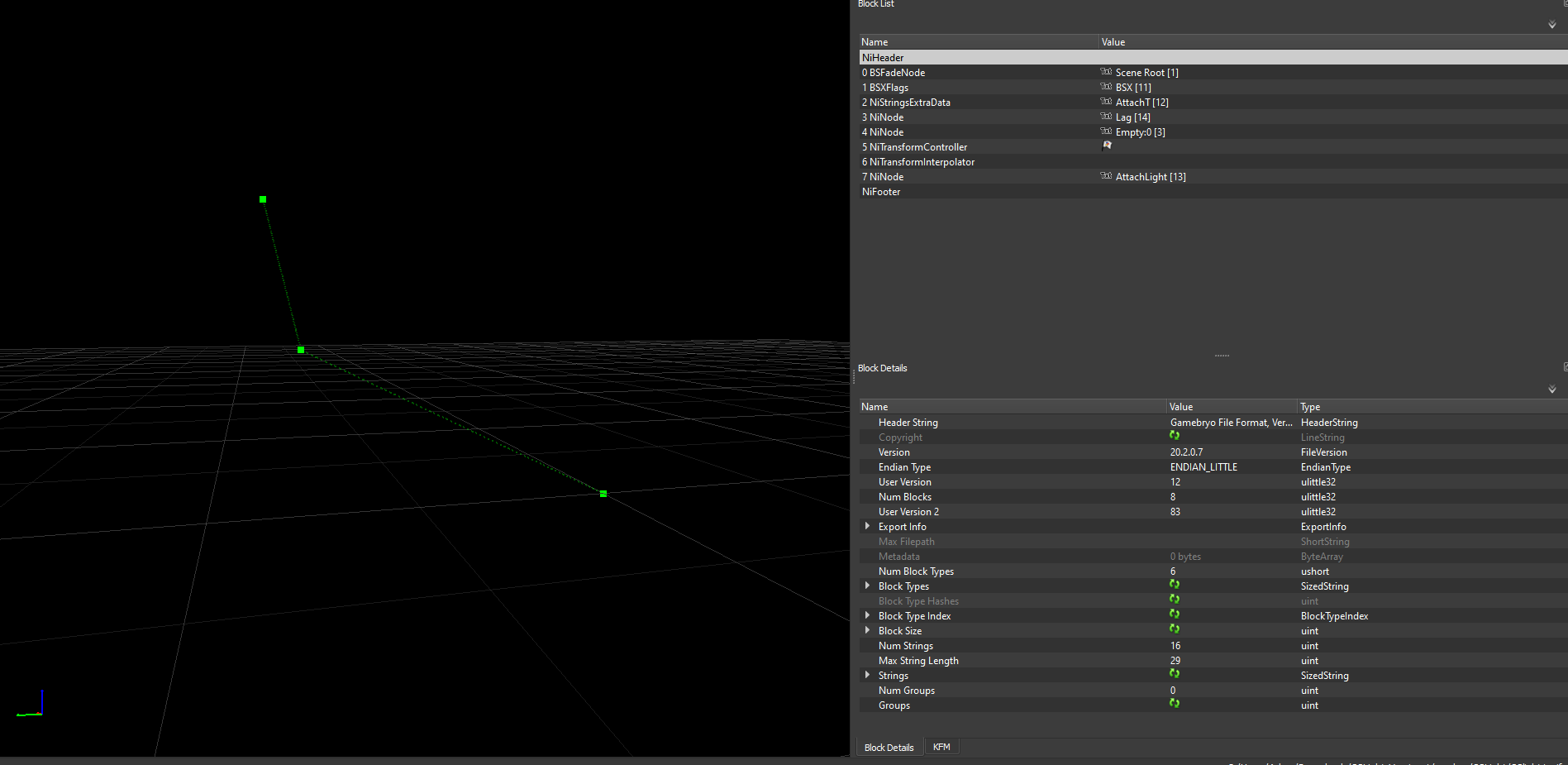 Does anyone know how to edit a nif to light up both the front and back ...