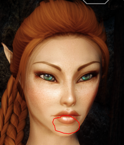 Strange lips visual bug - Technical Support - Skyrim: Special Edition ...