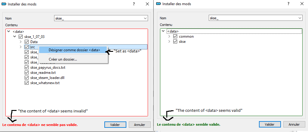 SKSE : the content of doesn't seem to be valid - Technical Support ...