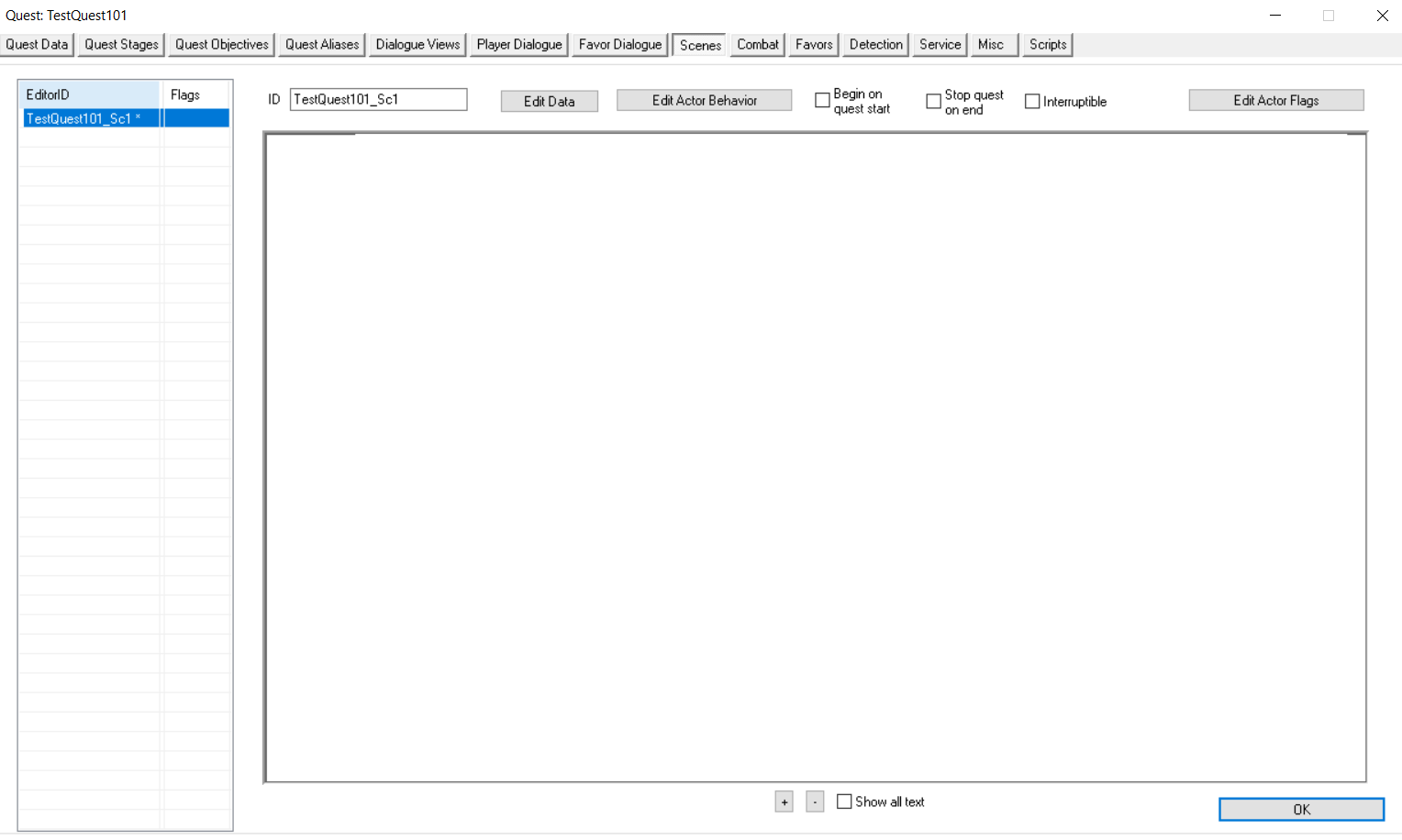 Solved Ck Problem With Creating Scenesdialogueviews Cant Right Click Skyrim Technical