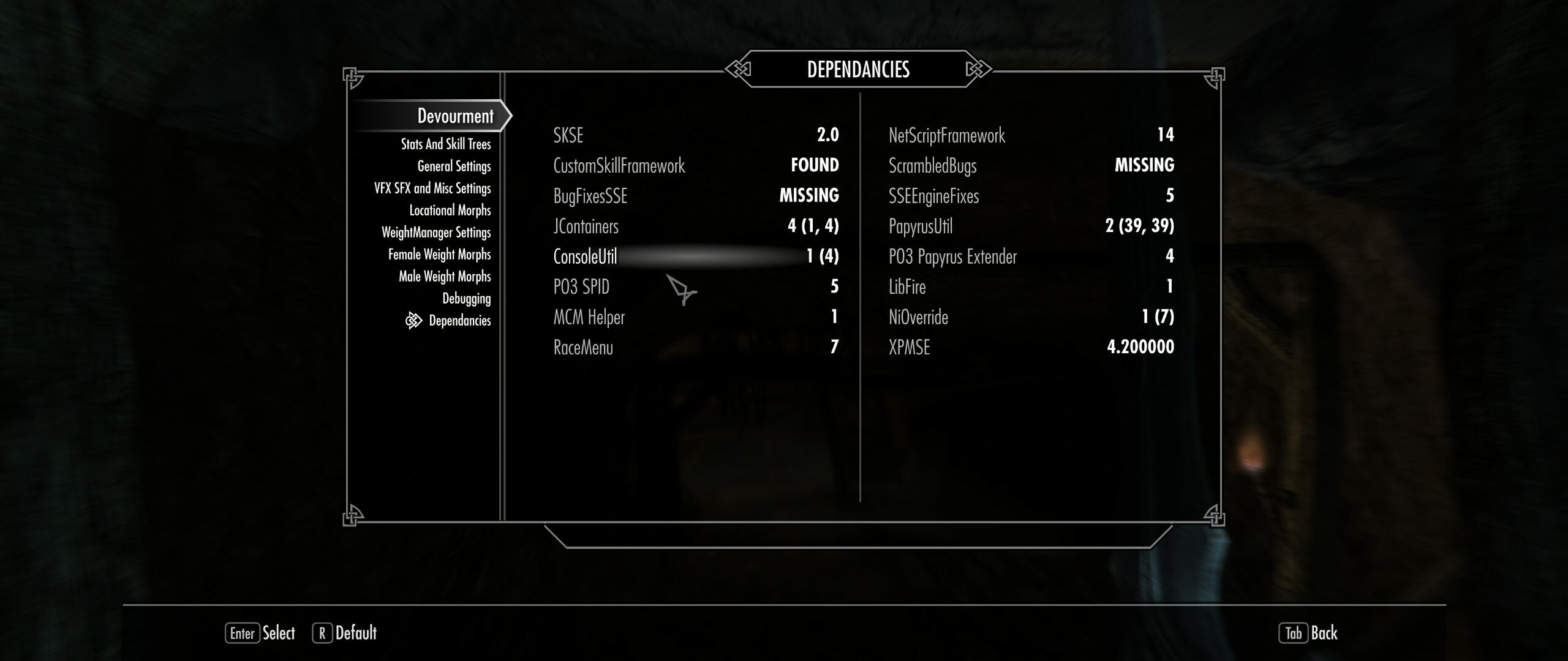 Devourment Refactor - Page 112 - Downloads - Skyrim: Special Edition ...
