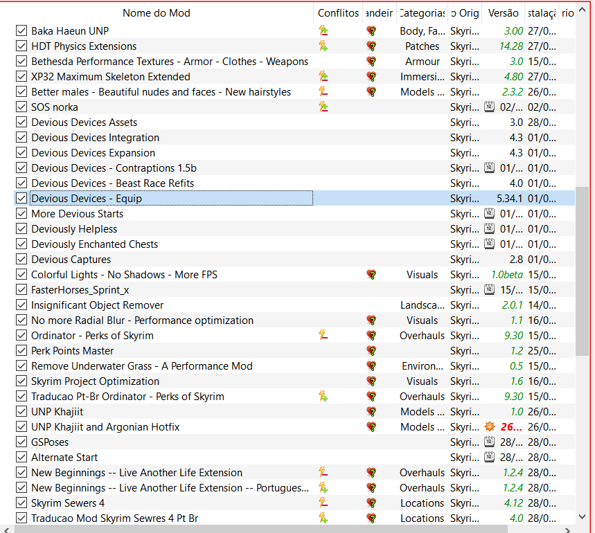 i need help with my mod list what i can do to it be better - Skyrim ...
