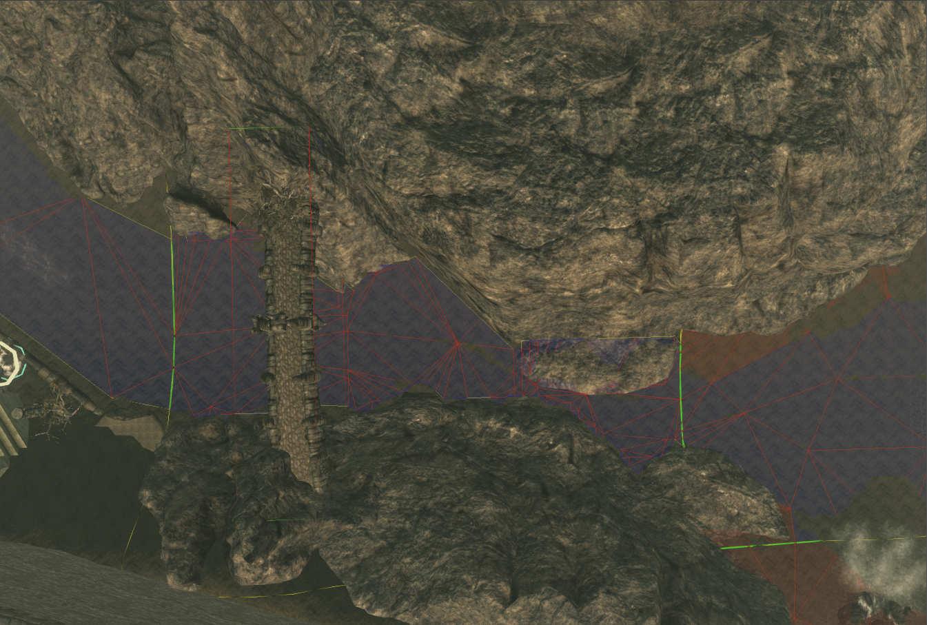 Player teleports randomly when entering water in the cell in custom ...