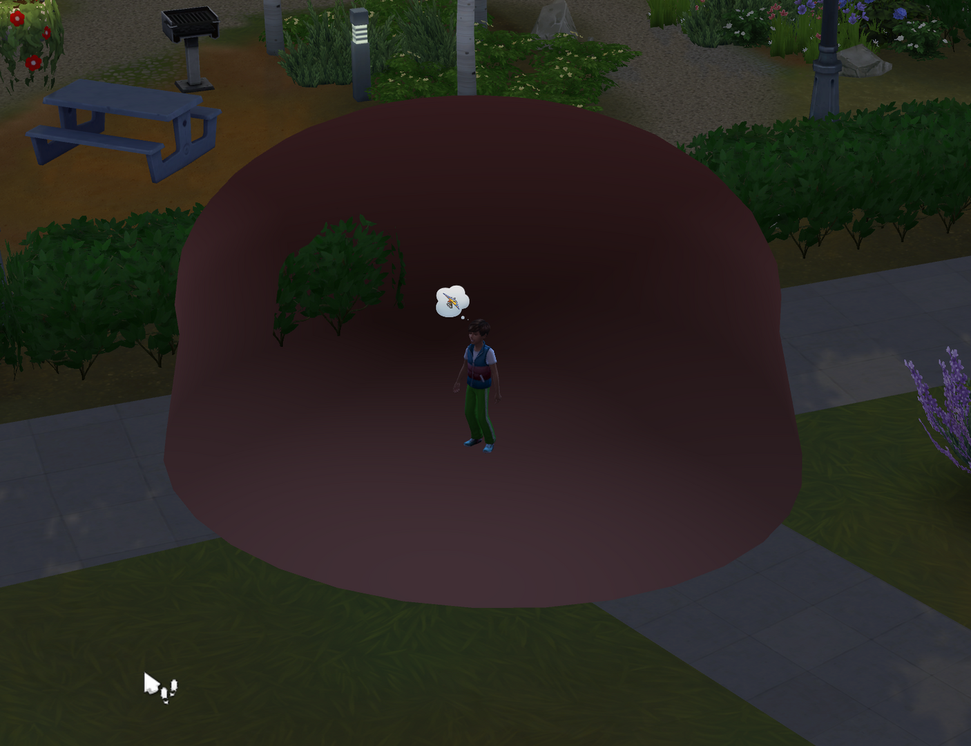 I dont really what to call this issue. Weird blob effect? - The Sims 4 ...