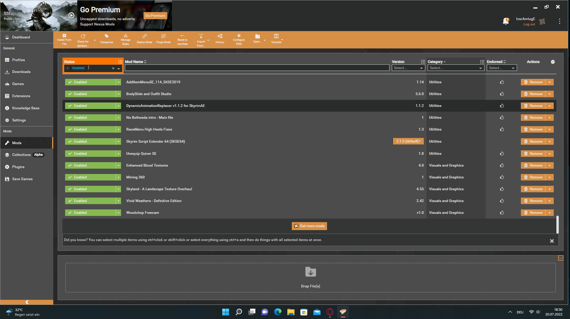 Skyrim Ae Sexlab Reverse Modifikator Hotkey Doesnt Work Technical